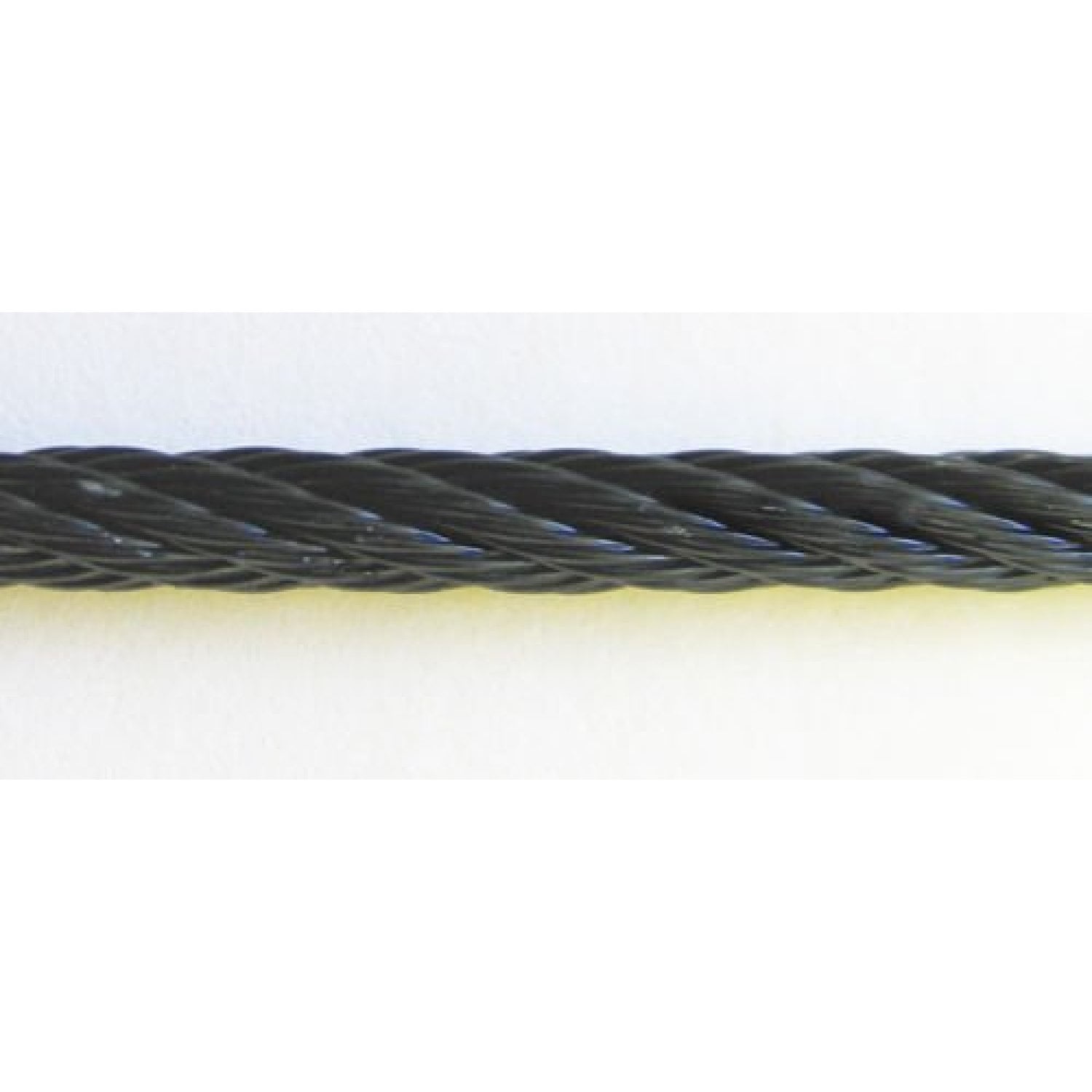 Black Powder Coated Galvanized Wire Rope Cable 1/8", 7x19, 250 ft Reel ...