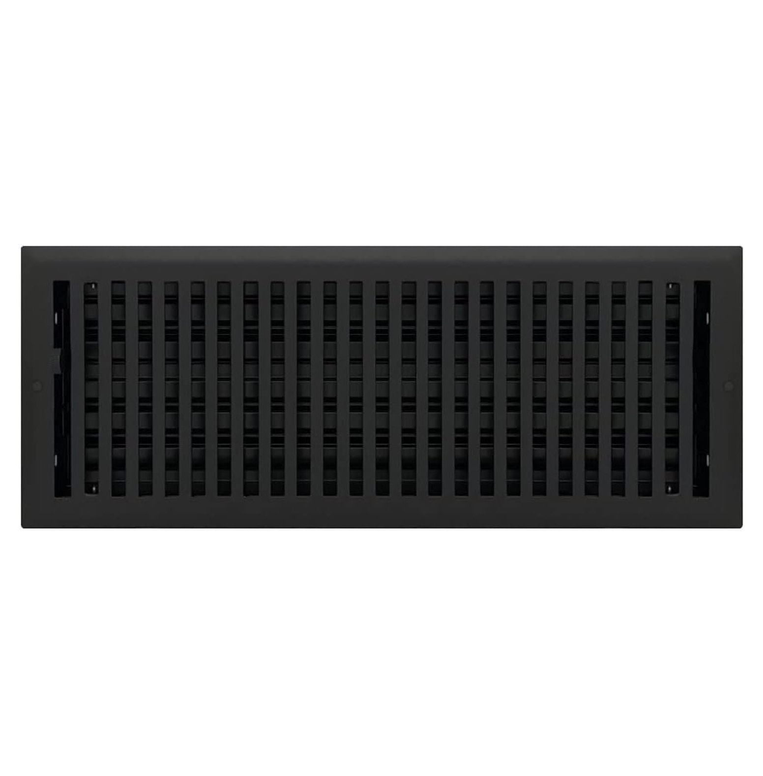 Black Powder Coated Steel Contemporary Register for Floor/Wall Use - 6 ...