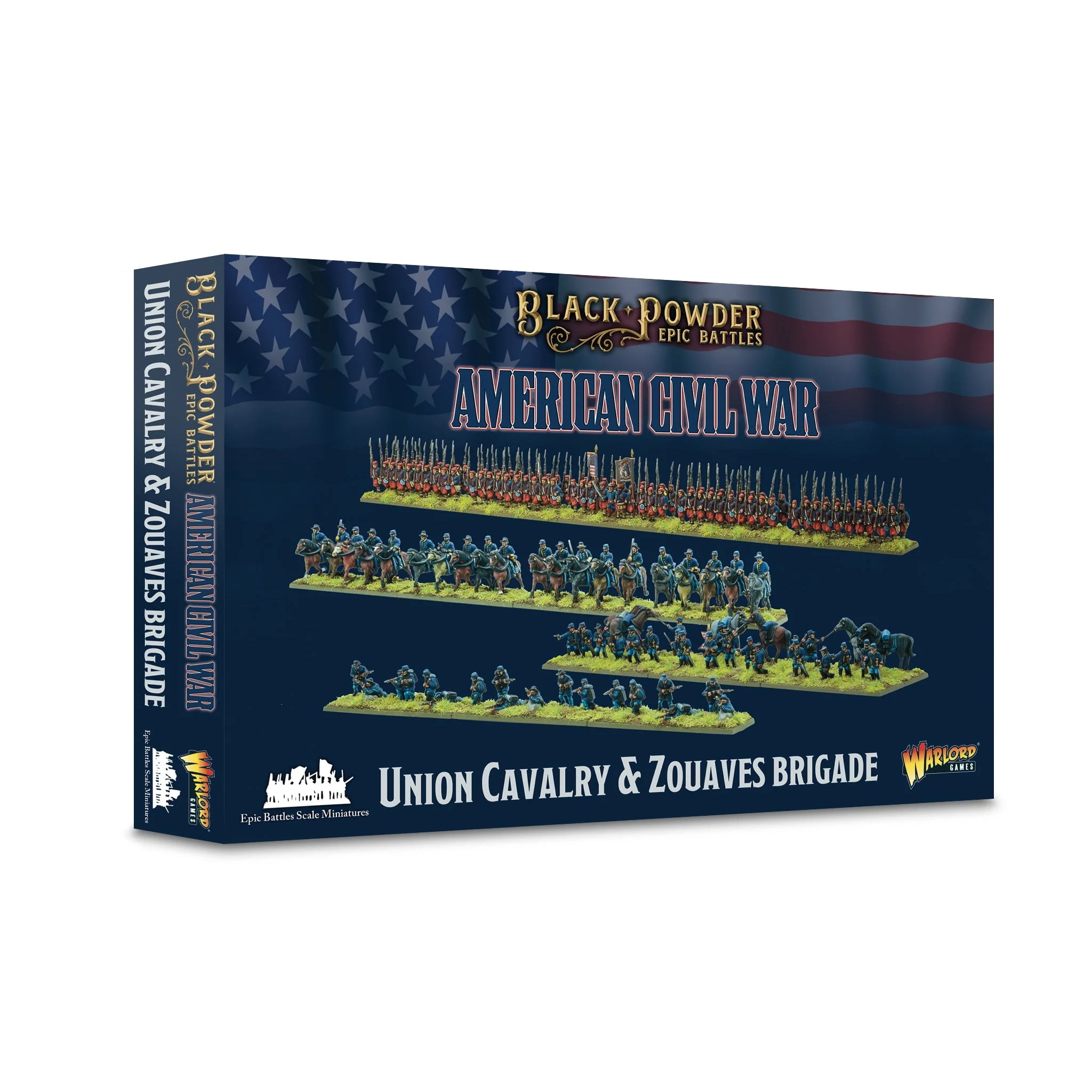Black Powder Epic Battles ACW Union Cavalry & Zouaves Brigade - Walmart.com