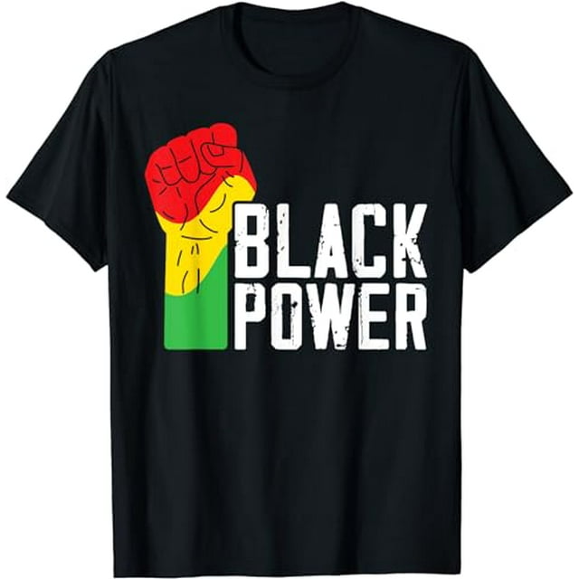 Black Power Black History Month Afrocentric Black Pride T-Shirt ...