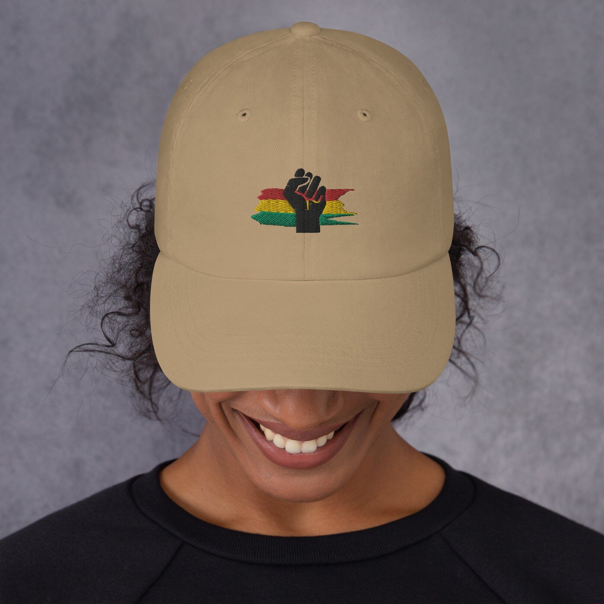 Black Power Embroidered Hat, Juneteenth Hat, Custom Dad Cap - Walmart.com