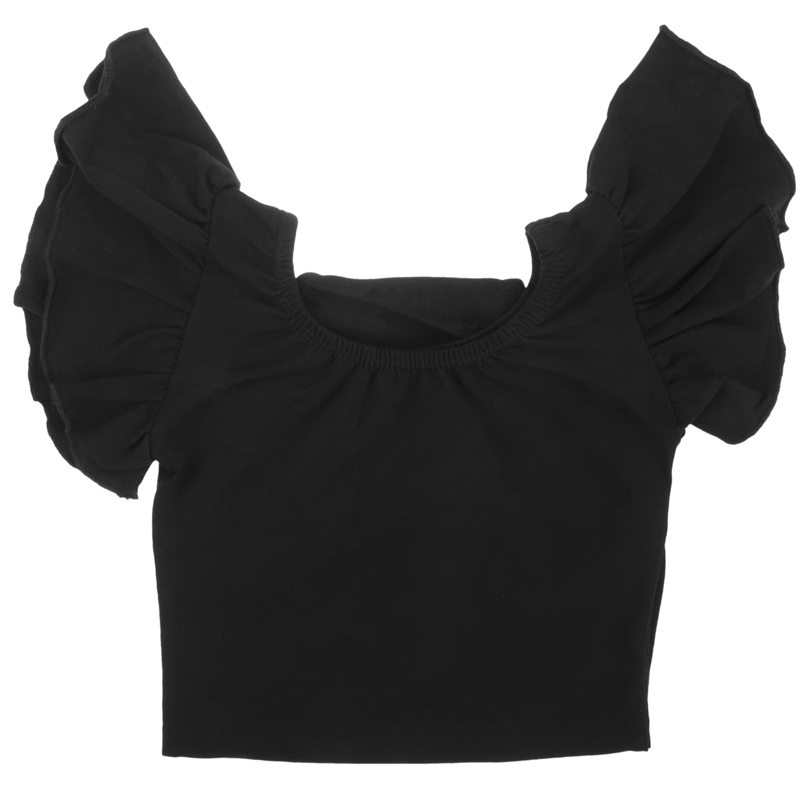 Onaparter Black Practice Clothes Bodysuit Little Girl Ballet Leotard ...