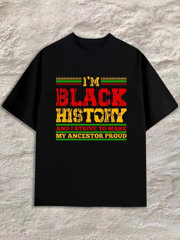 Black Pride History Men black Unique designs, summer prints Classic ...
