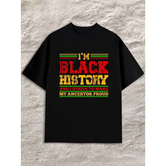 Black Pride History Men black Unique designs, summer prints Classic ...