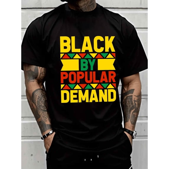 Black Pride Tee men's black perfect for summer outdoor activities and ...