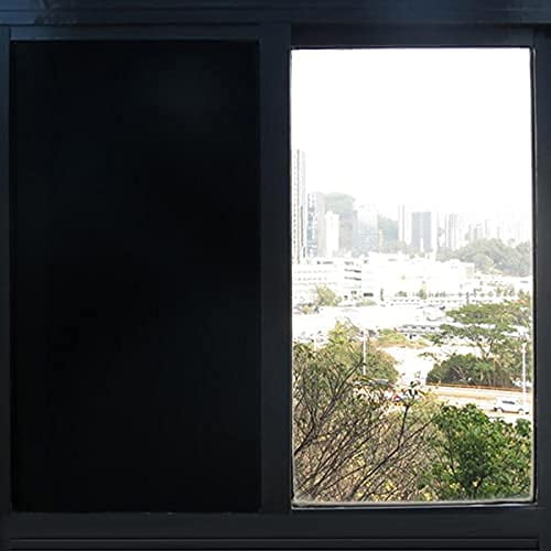 Black Privacy Window Film Frosting Film Window Sticker Vinyl Sheets for ...