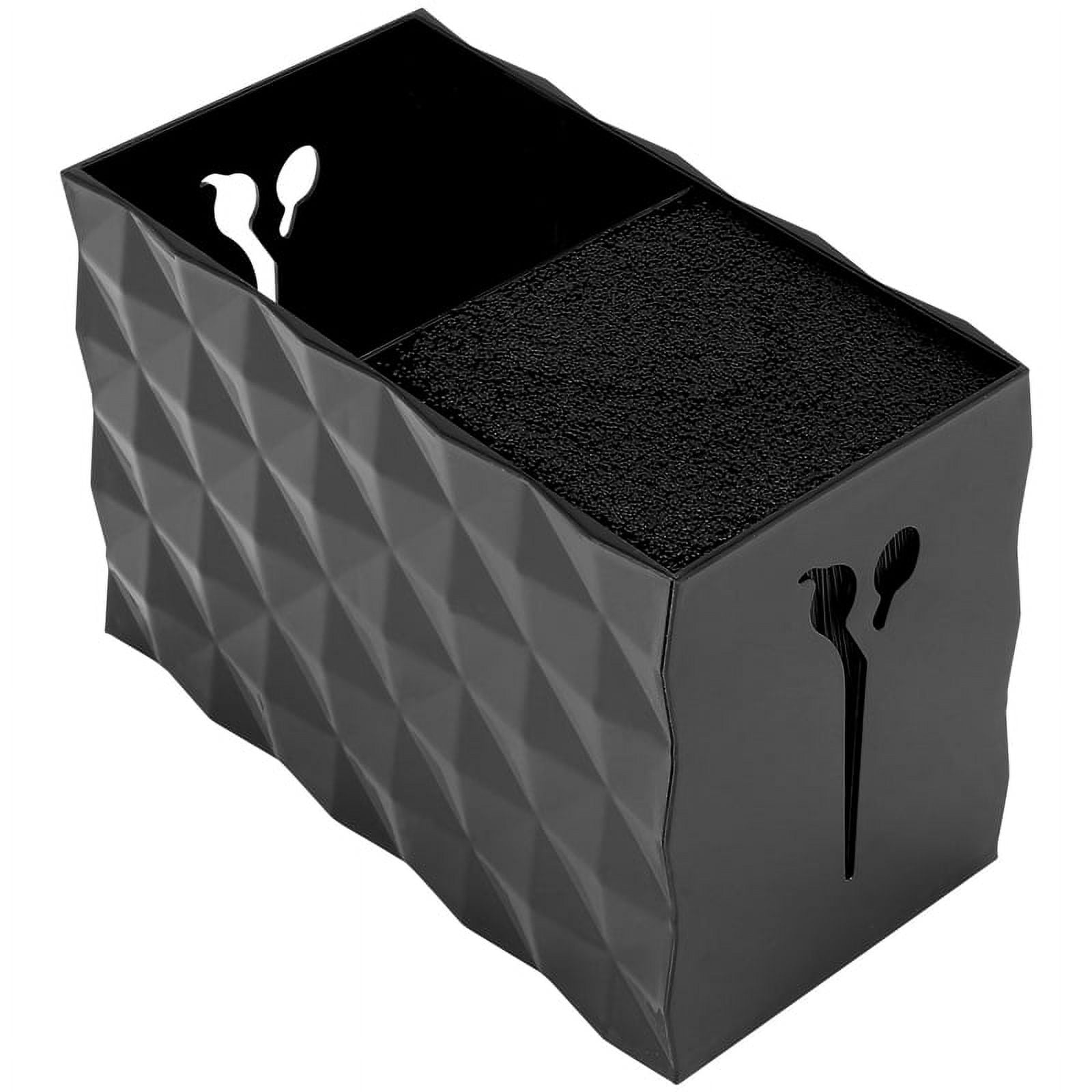 Black Professional Salon Shear Holder for Stylist Scissors Rack Holder Case Hair Clips Storage ...