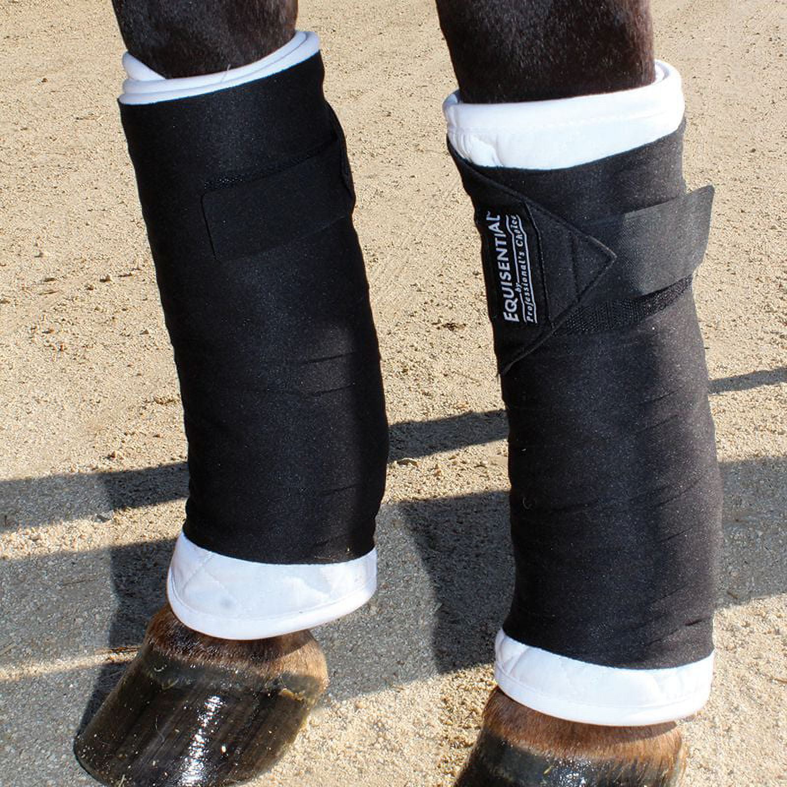 Black Professionals Choice Horse Equisential Standing Bandages Leg Set ...