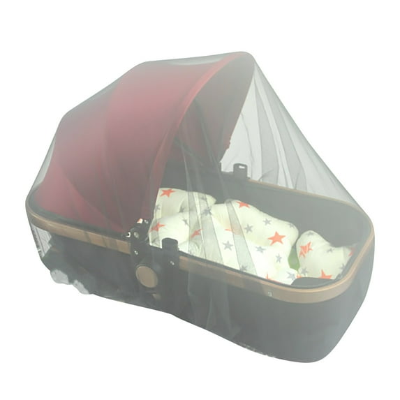 Black Protective Extra Large Stroller Mosquito Net With Full Cover ...