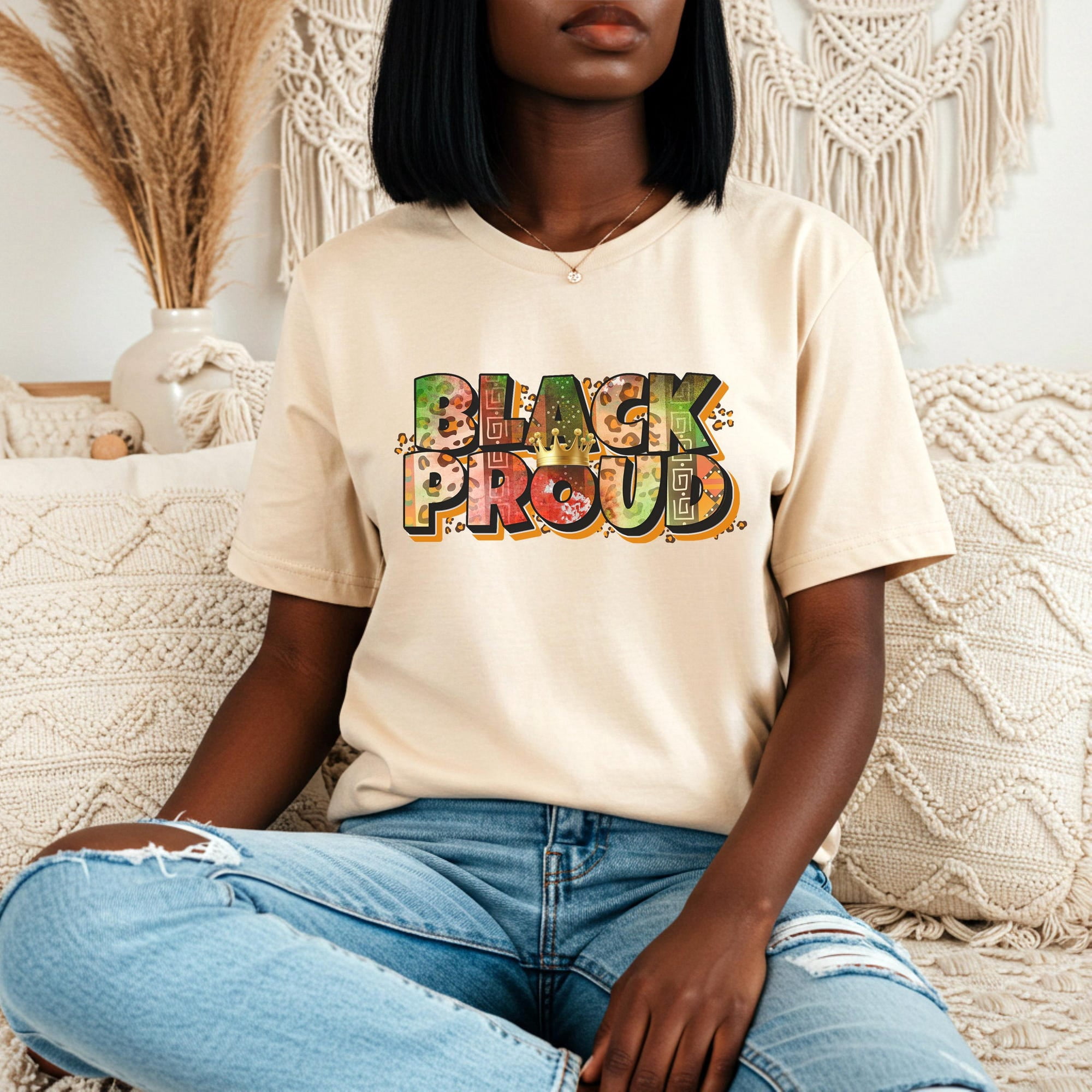 Black Proud Statement Shirt Melanin Pride Tee Black Culture Graphic ...