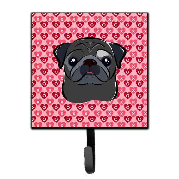 Black Pug Leash or Key Holder - Walmart.com