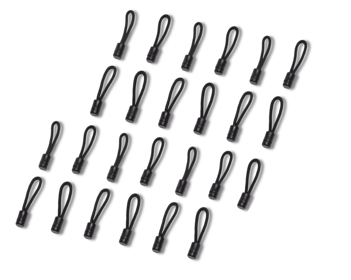 Black Pull Cords 25 Pack Used With Stayput Bungee Shock Cords