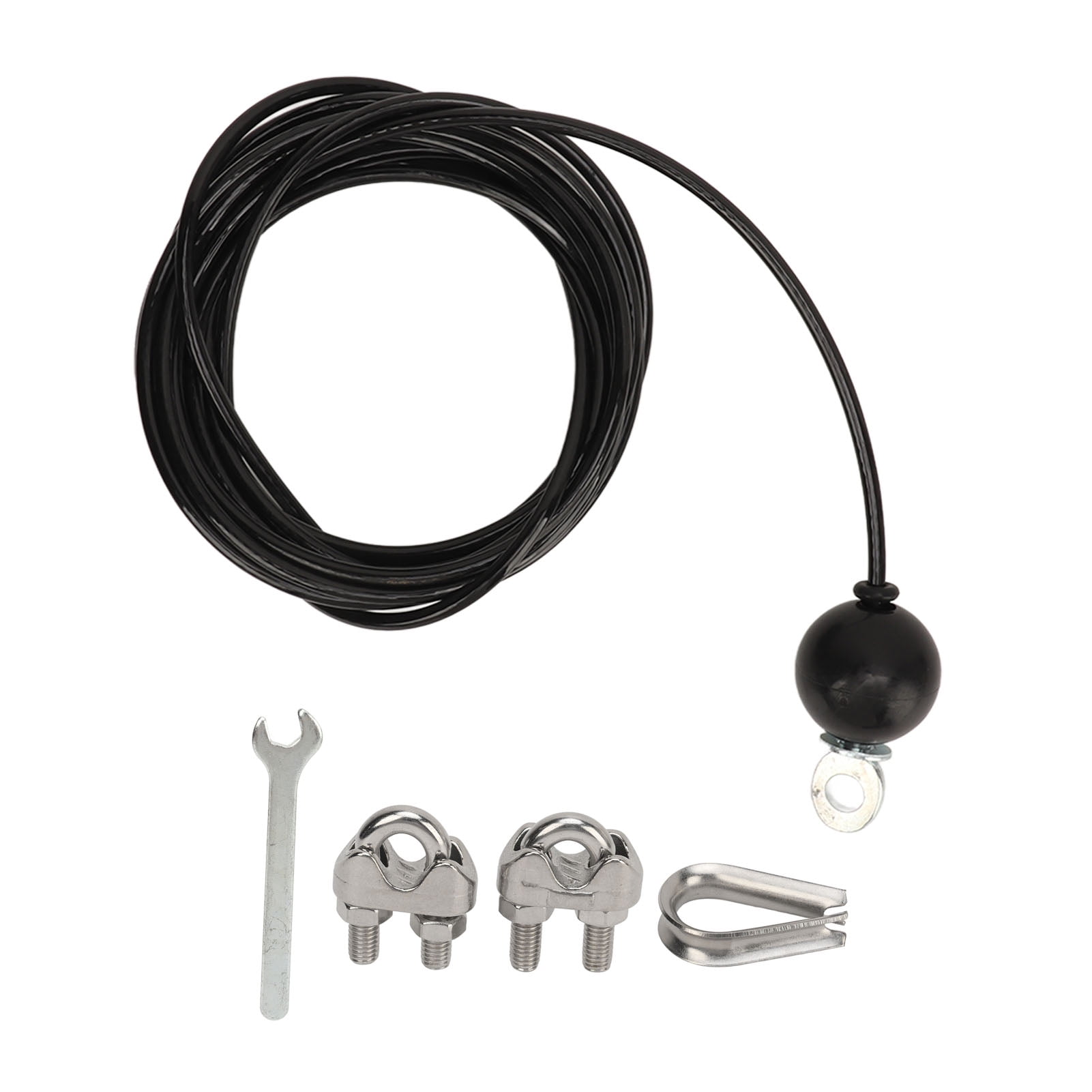 Black Pulley Cable Fitness Pulley System Cable Heavy Duty Steel Wire ...