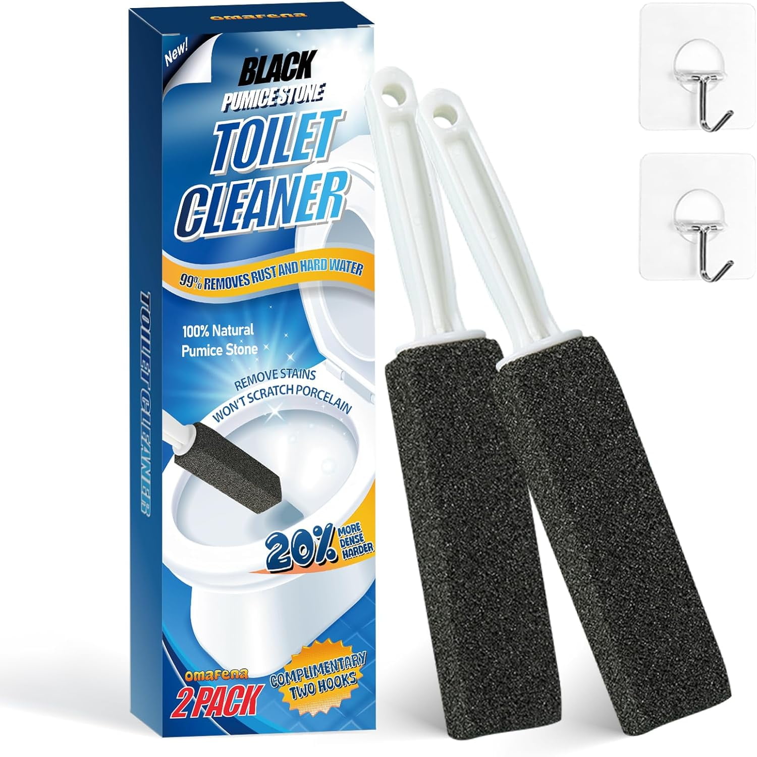 Black Pumice Stone Toilet Bowl Cleaner,Pumice Cleaning Stone with ...