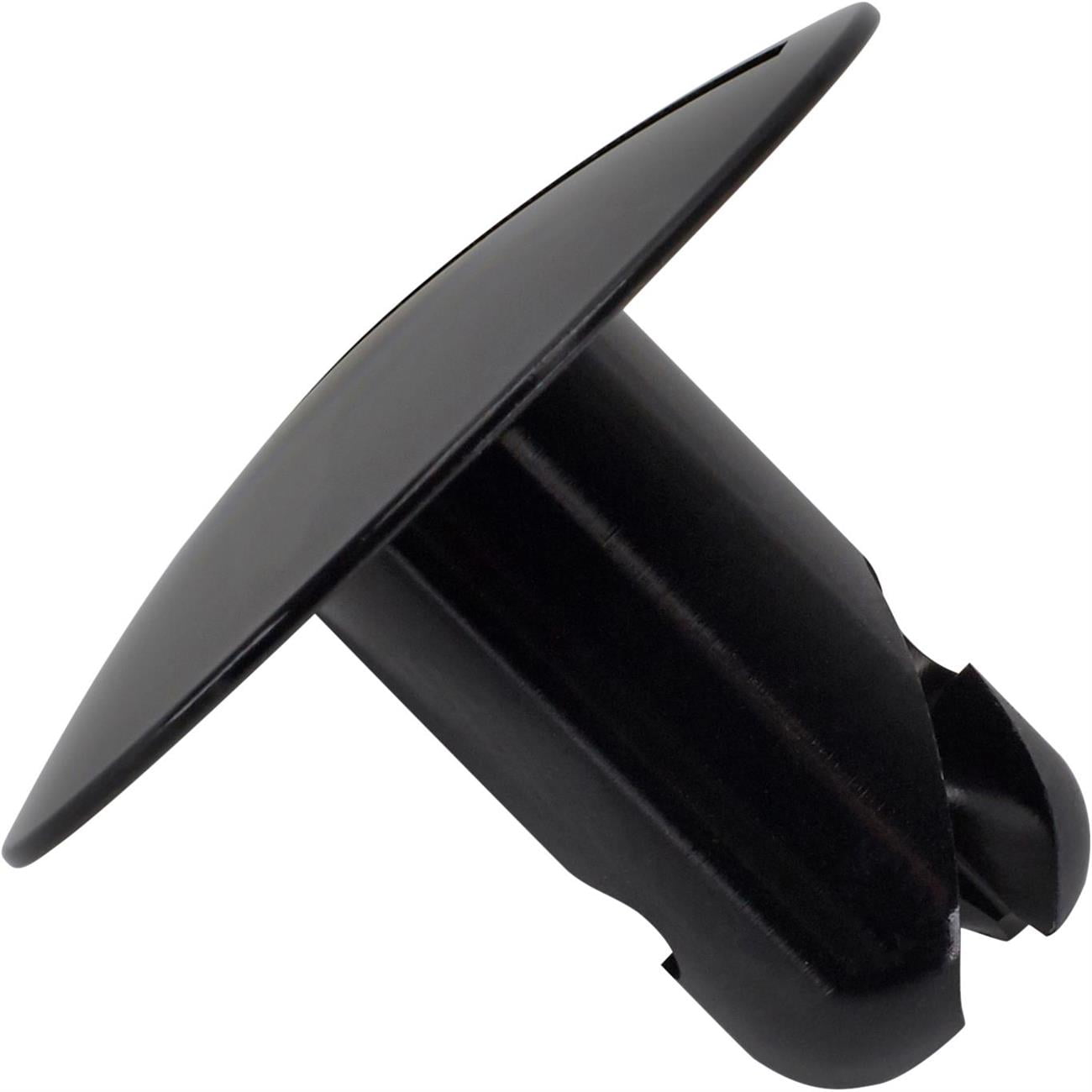 Black Quarter Turn Panel Fastener, Extra Large 1-1/8 In Diameter Head ...