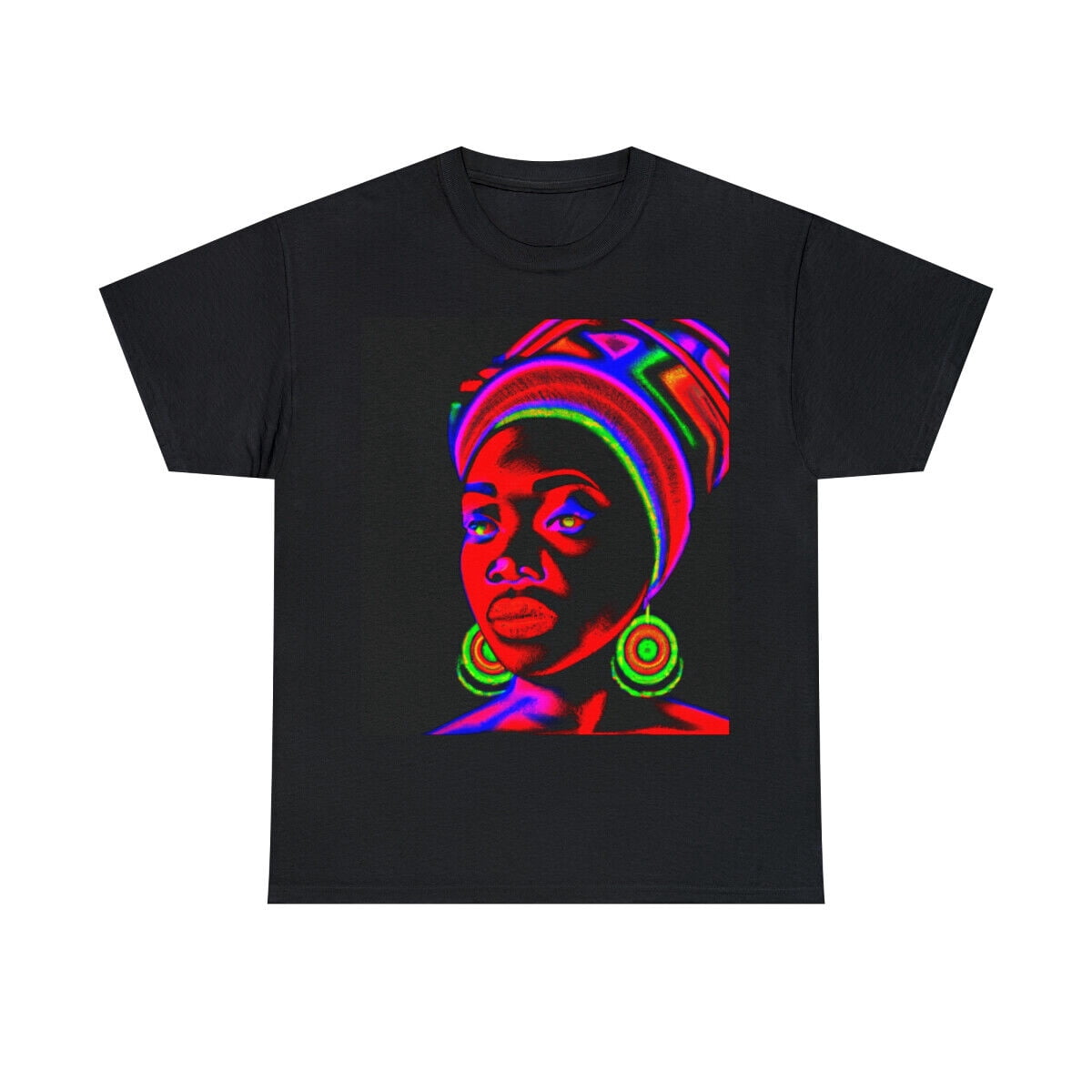 Black Queen African American Art T Shirt Empowerment Melanin Roots ...