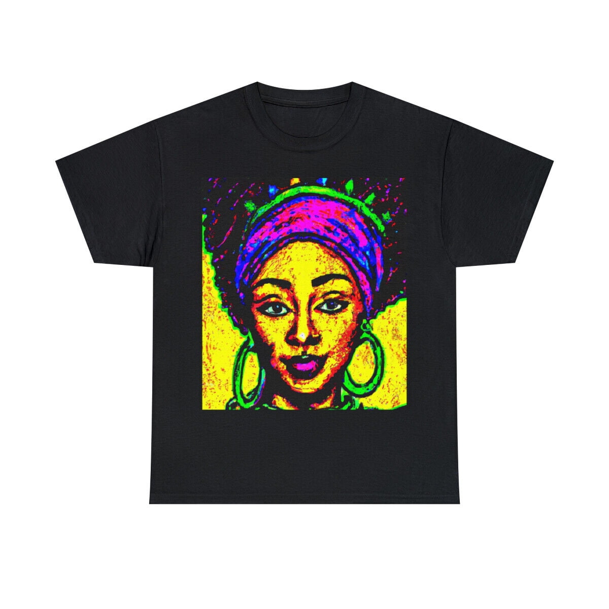 Black Queen African American Art T Shirt Empowerment Melanin Roots ...