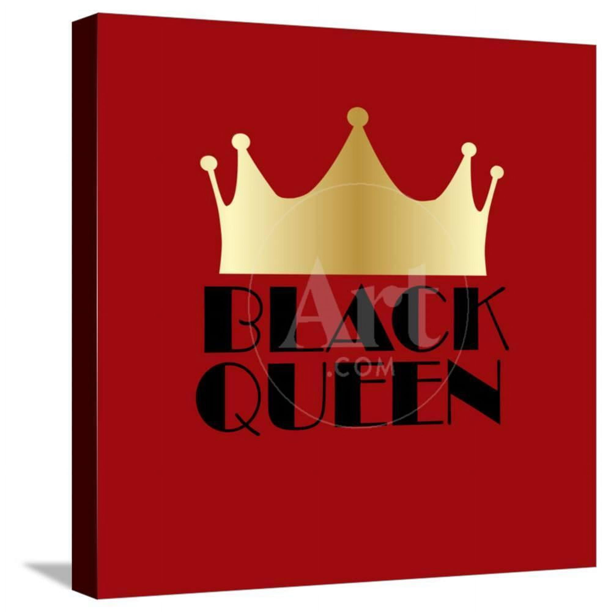 Black Queen, Animals World Culture Stretched Canvas Wall Art by ...