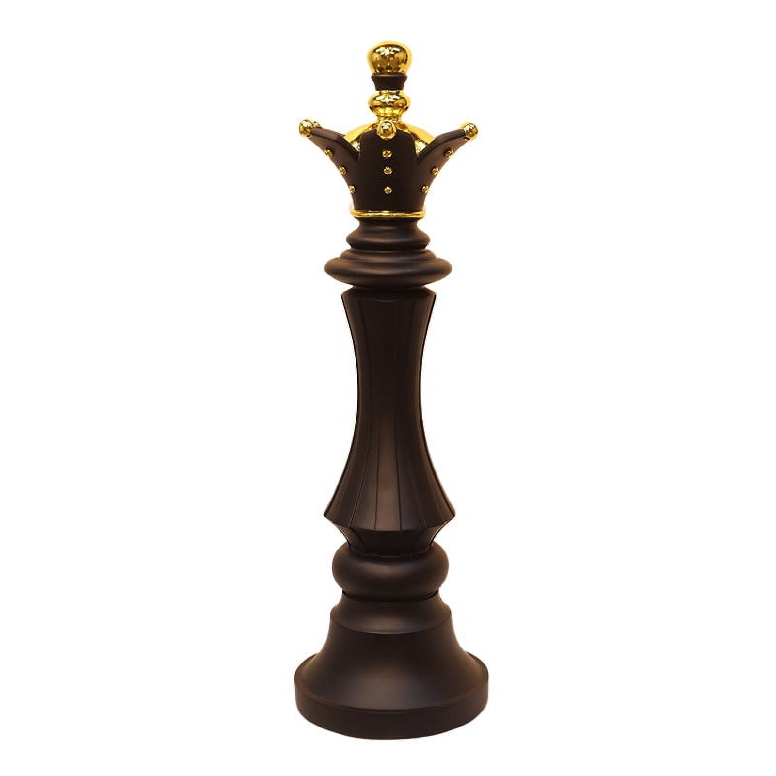 Black Queen Chess Piece Life Size Statue - Walmart.com