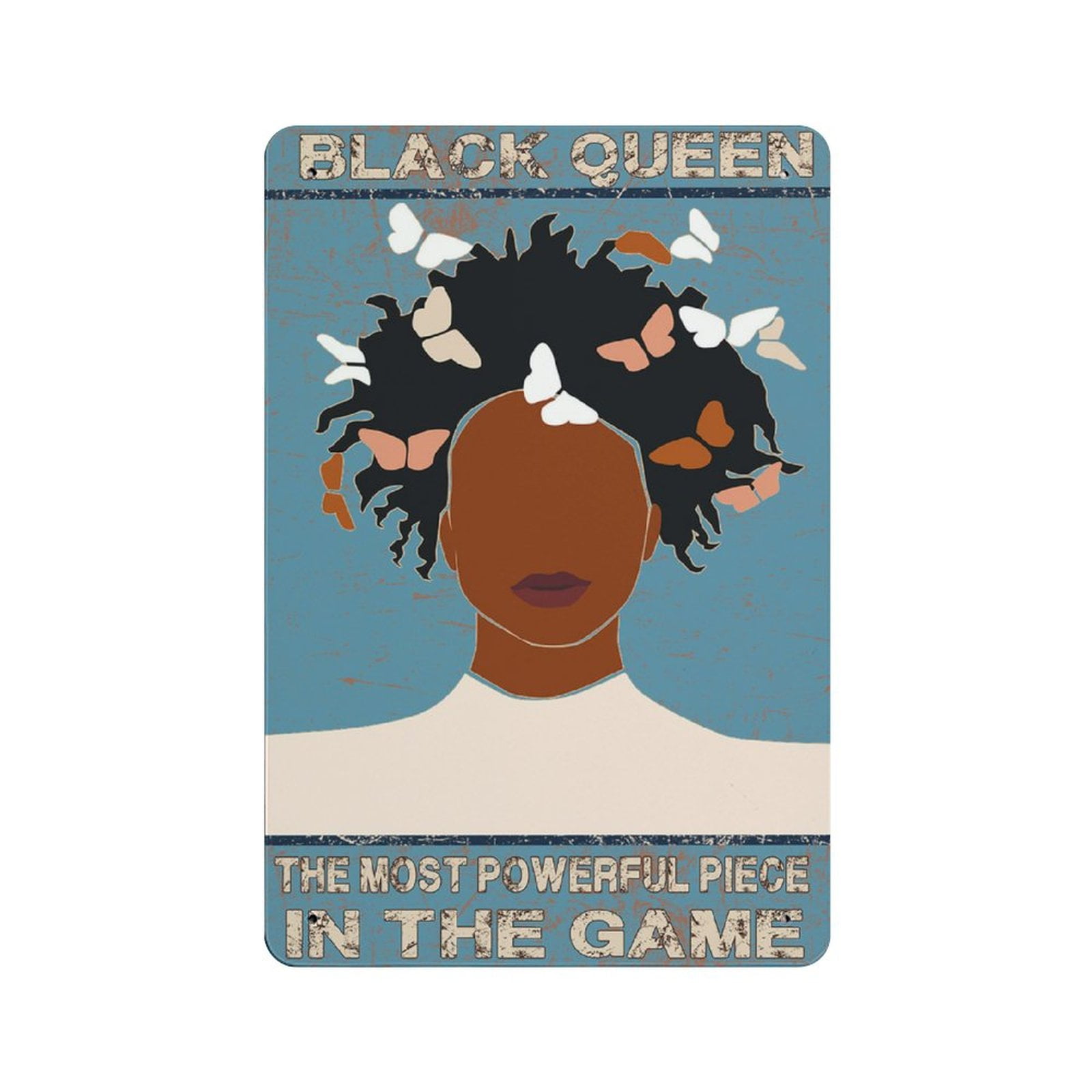 Black Queen The Most Beautiful Piece in The Game, Black Girl Magic tin ...