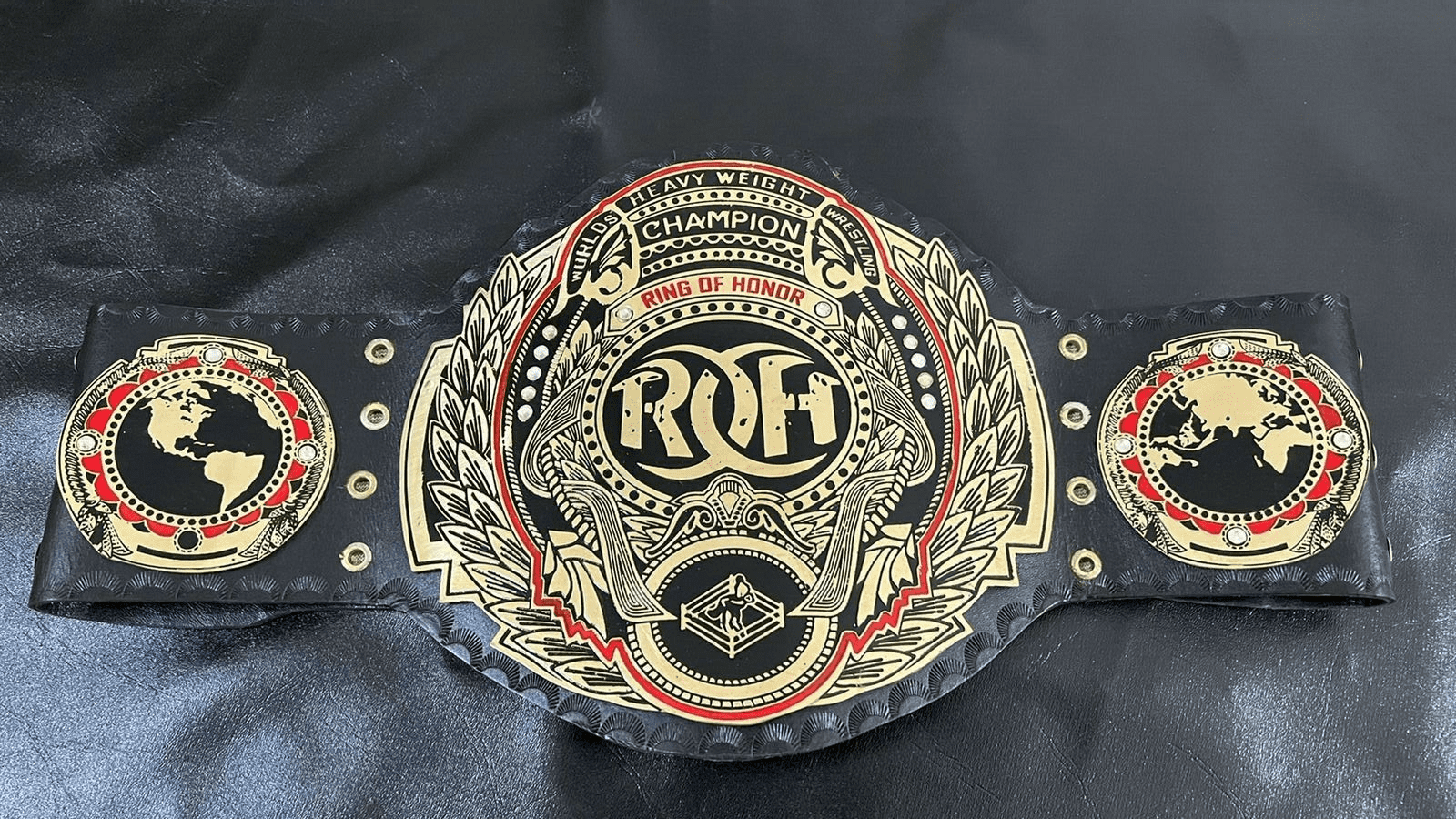Black ROH Ring of Honor World Heavyweight Championship Replica Belt ...