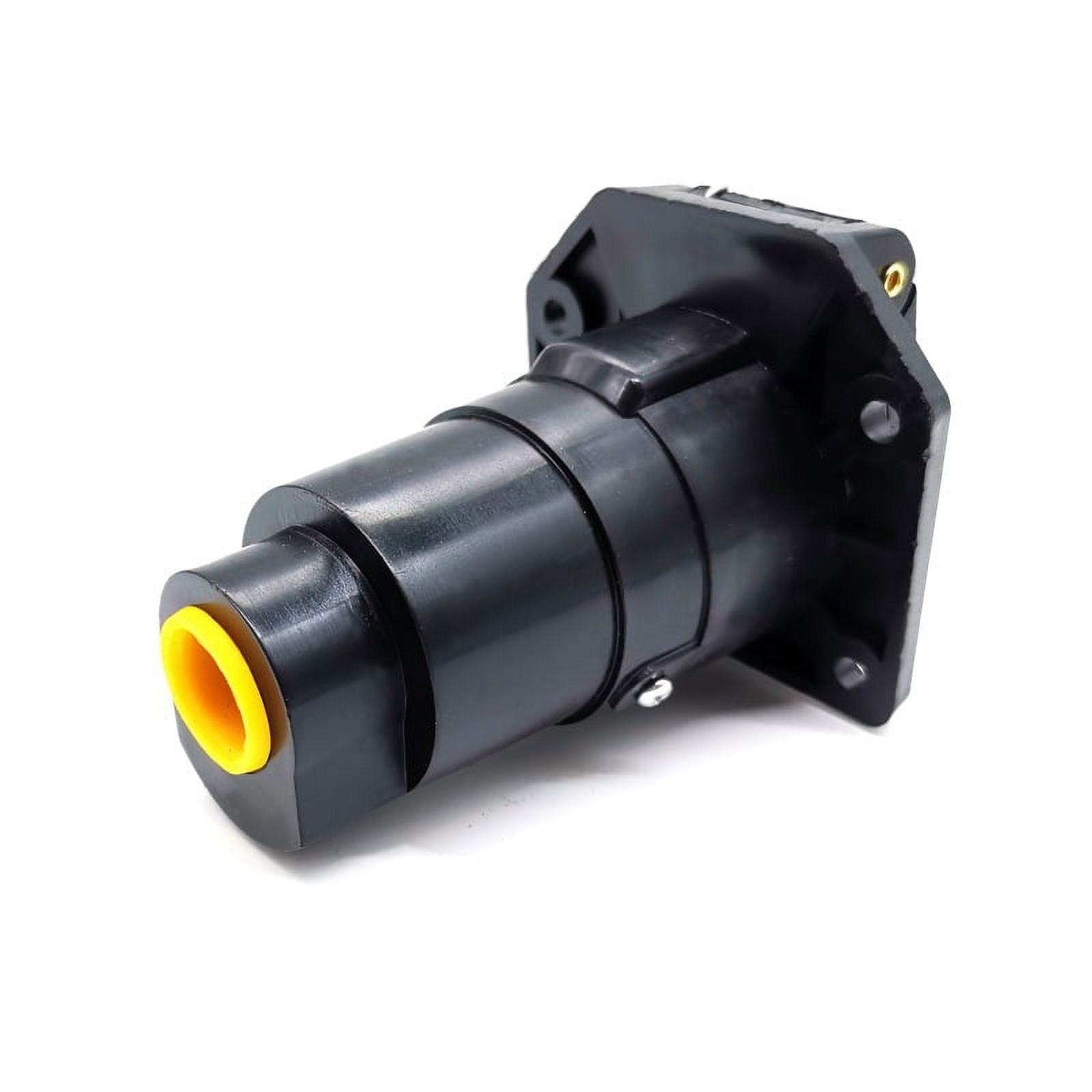 Black RV Trailer Plug 7 Pin 12V Compatible with American Standard ...