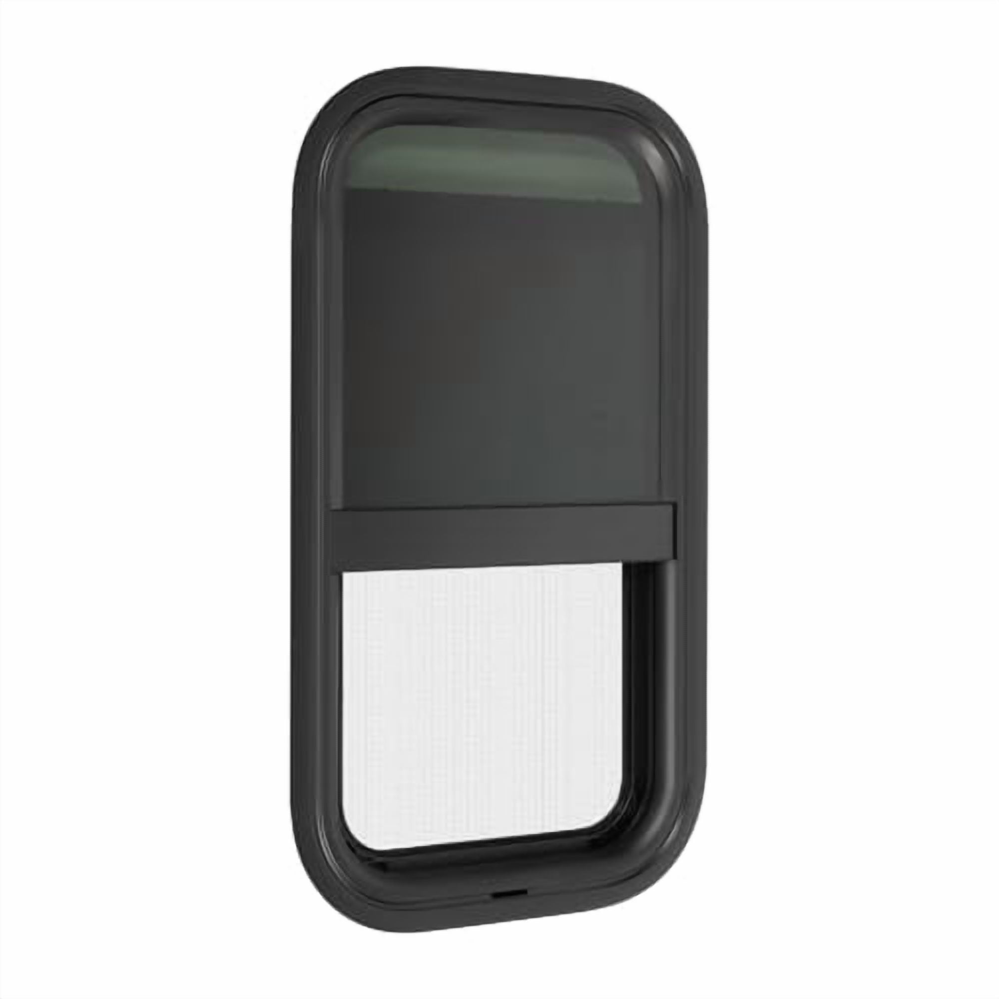Black RV Window Vertical Sliding Includes Mounting Kits and Screen for ...