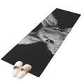 Black Rabbit Kitchen Runner Rug 2x6 Washable Runners for Hallway Non ...