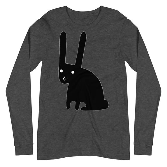 Black Rabbit Shirt Folk Art Print Birthday Housewarming Gifts Funny ...