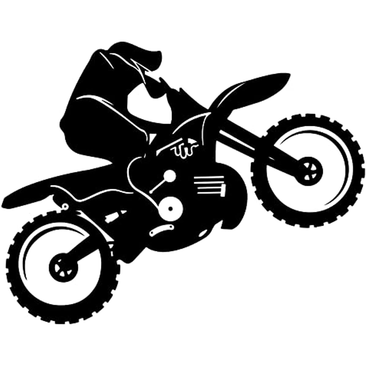 Black Racing Motorcycle Pattern Wall Sticker Motocross Theme Wall ...
