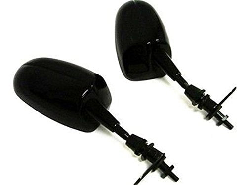 Black Racing Sport Bike Rearview Side Rear View Mirror for Suzuki ...
