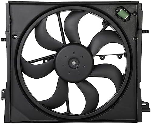 Black Radiator Cooling Fan for Nissan for Rogue Sport 2017-2019 ...