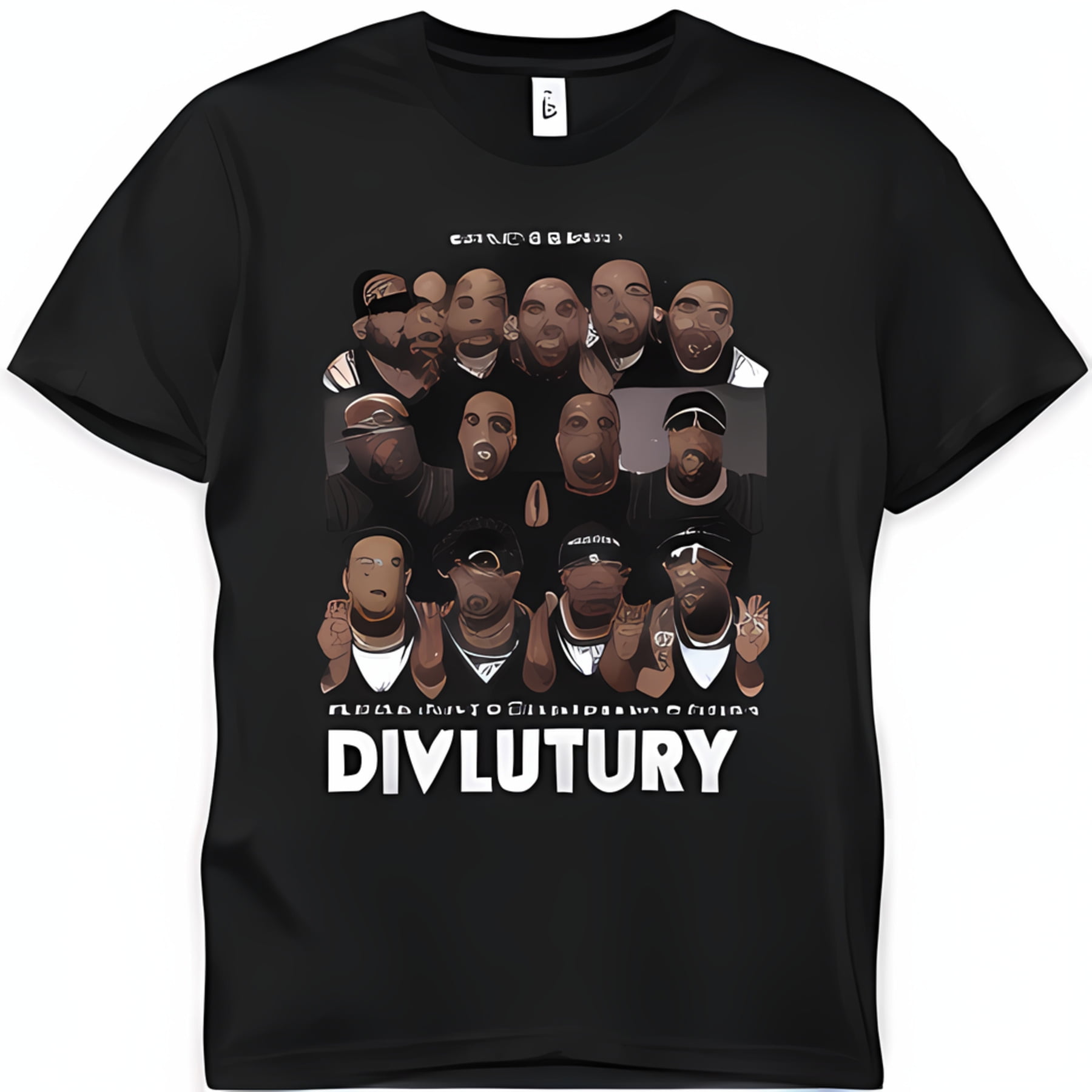 Black Rappers of the Early 20th Century Vector T-Shirt Pervasive Smiles ...