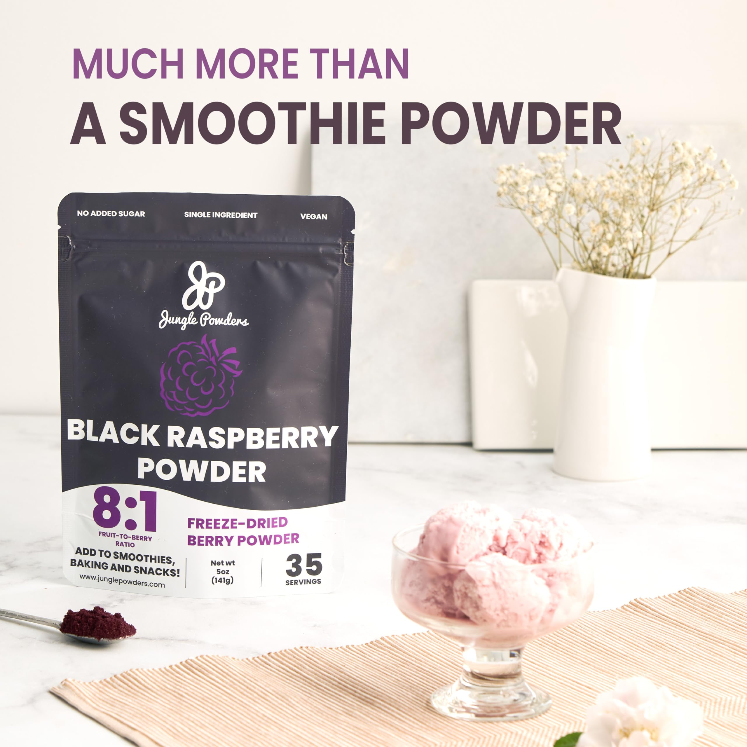 Black Raspberry Powder SCH4 5 Ounce Bag - 3rd Party Freeze Dried ...