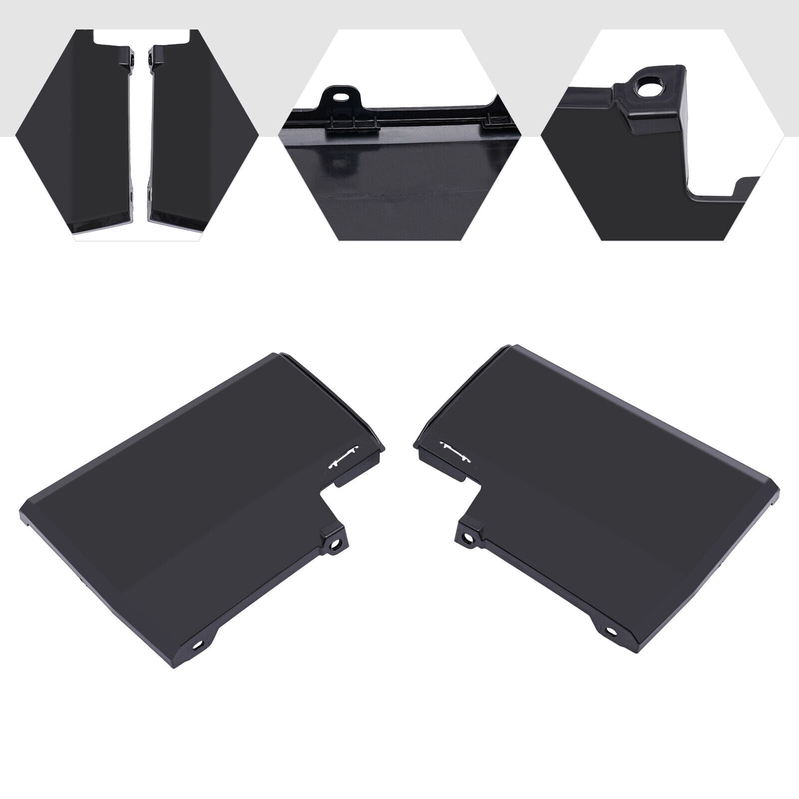 Black Rear Bumper Left&Right Caps Cover 52181-0C050 for 2022-2023 ...