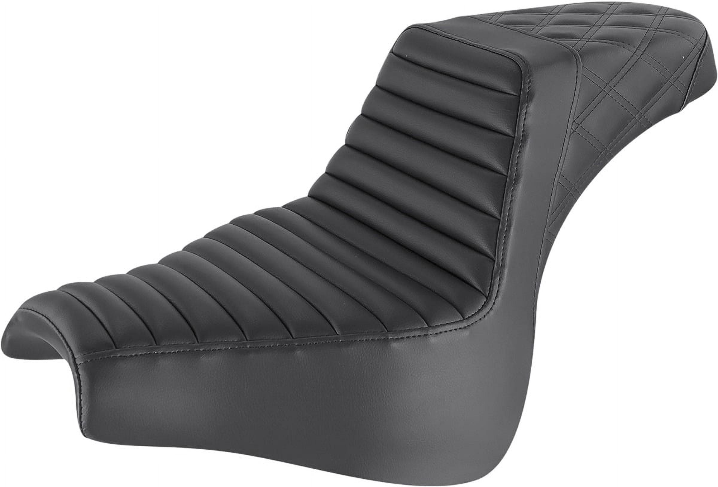 Black Rear Lattice Stitch Tuck N Roll Seat - Walmart.com