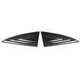 Black Rear Window Louver Shutter Cover Trim for Tesla Model 3 2018-2019 ...
