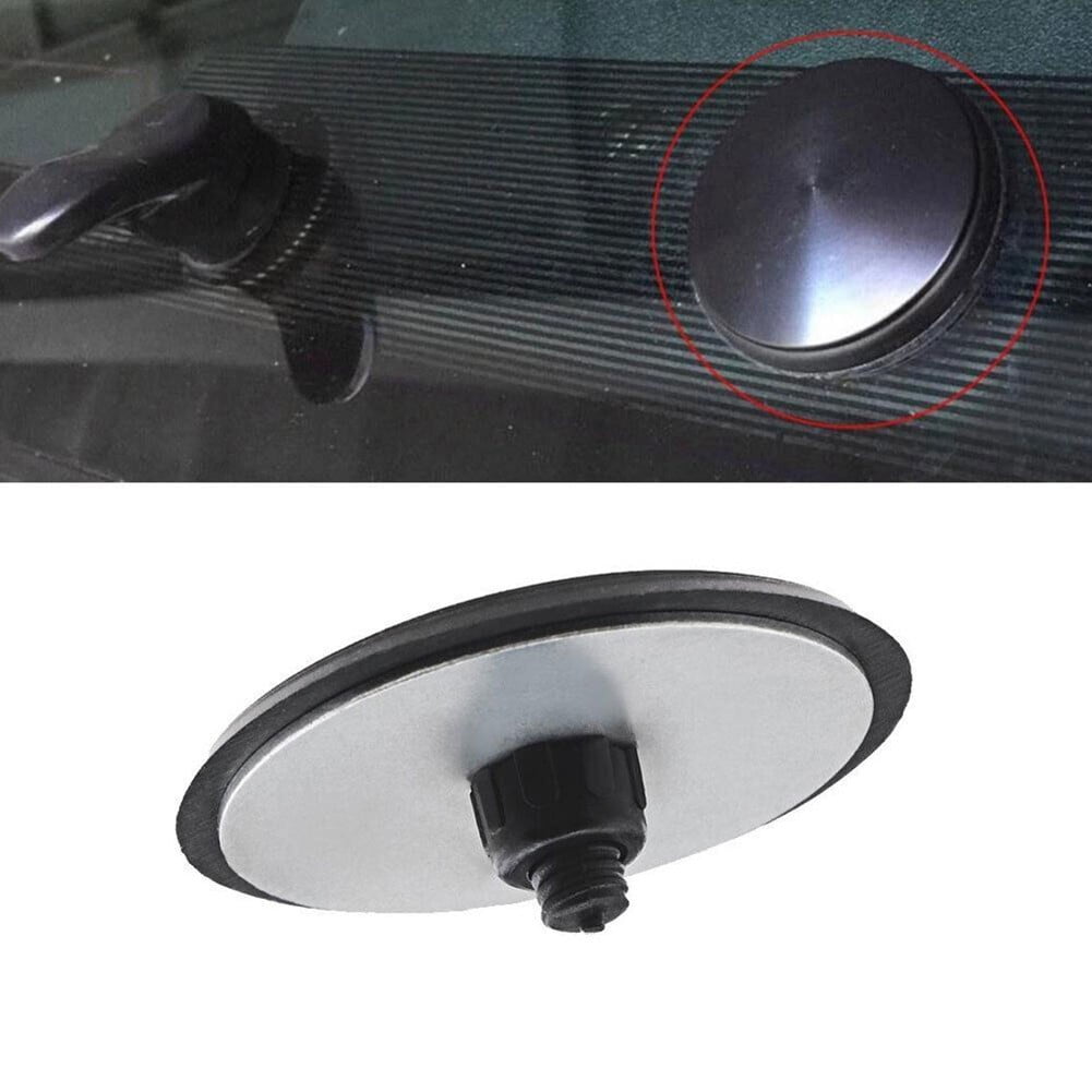 Black Rear Windscreen Wiper Antenna Hole Cover Plug Easy Installation ...