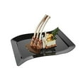 Black Rectangle Dinner Plate - Walmart.com