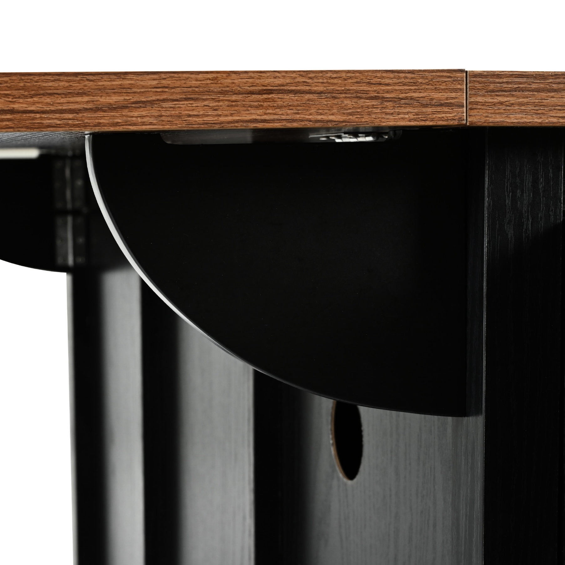 Black Rectangular Kitchen Island - Power Supply on Countertop - Kitchen ...