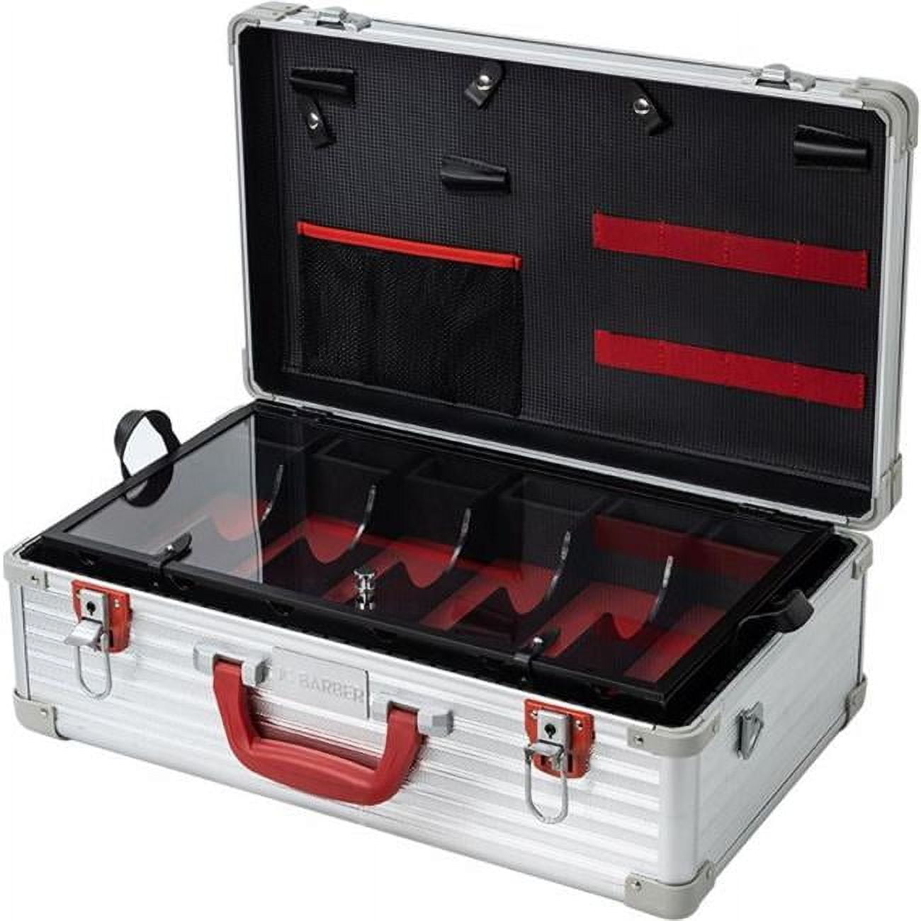 Black & Red 6 Clippers Barber Travel Case - Walmart.com