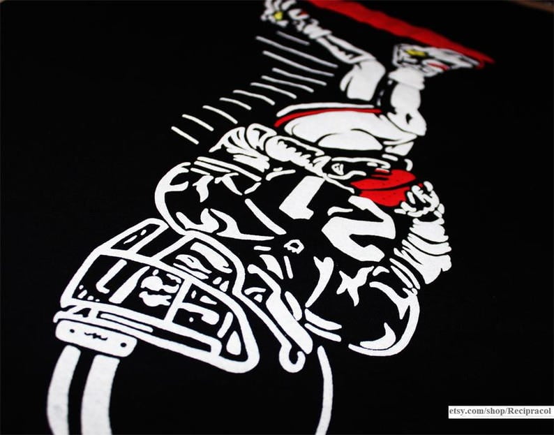 Black Red Deion ATL shirt match Air Diamond Turf - Walmart.com