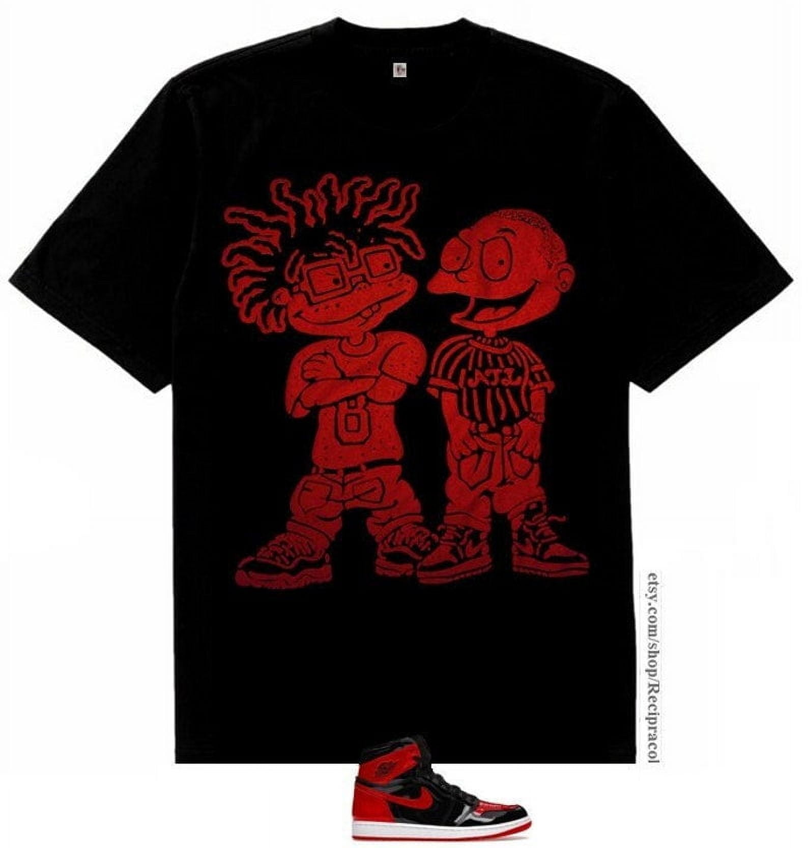 Black Red Dreads & Fades shirt air Jordan 1 bred 85 - Walmart.com