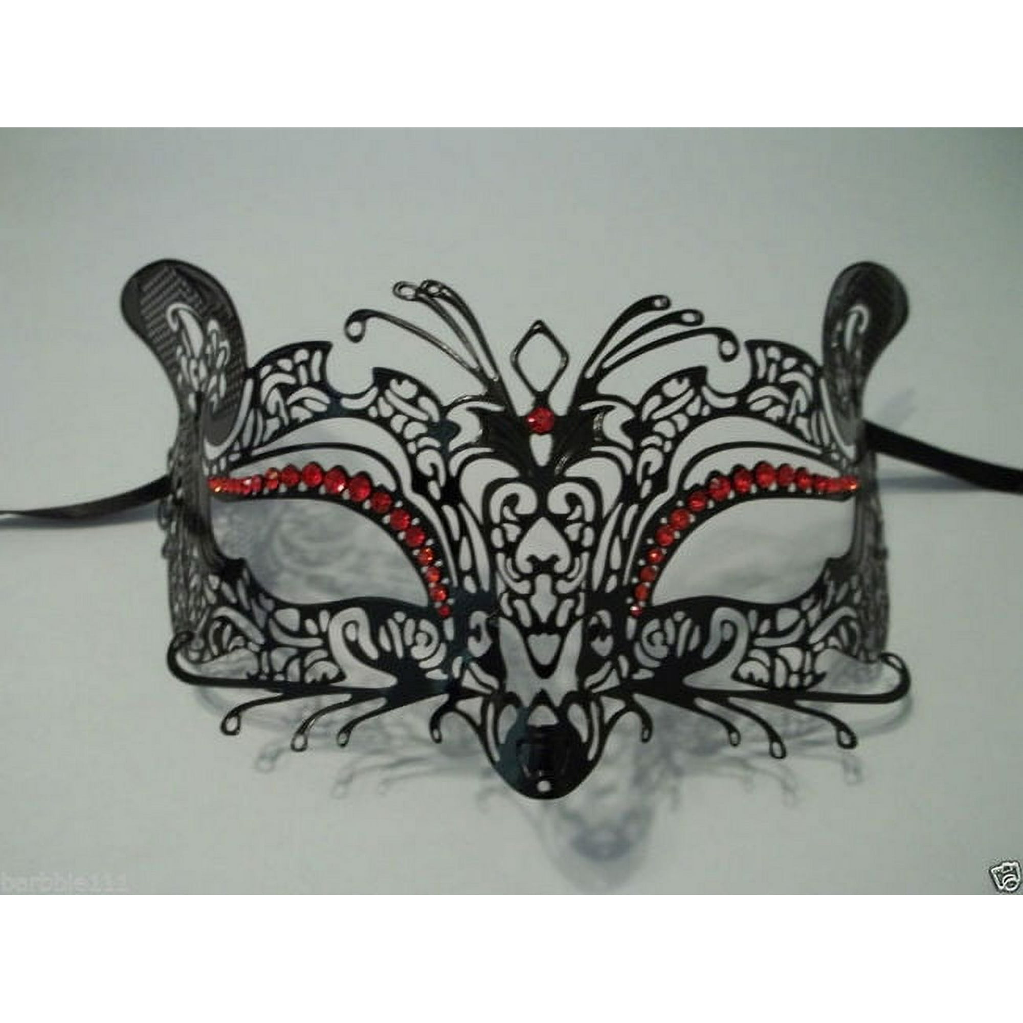 Black Fox Masquerade Mask