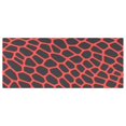 Black Red Snake Skin Stretch Fitted Tablecloth 2.5x6ft Elastic Wrinkle ...