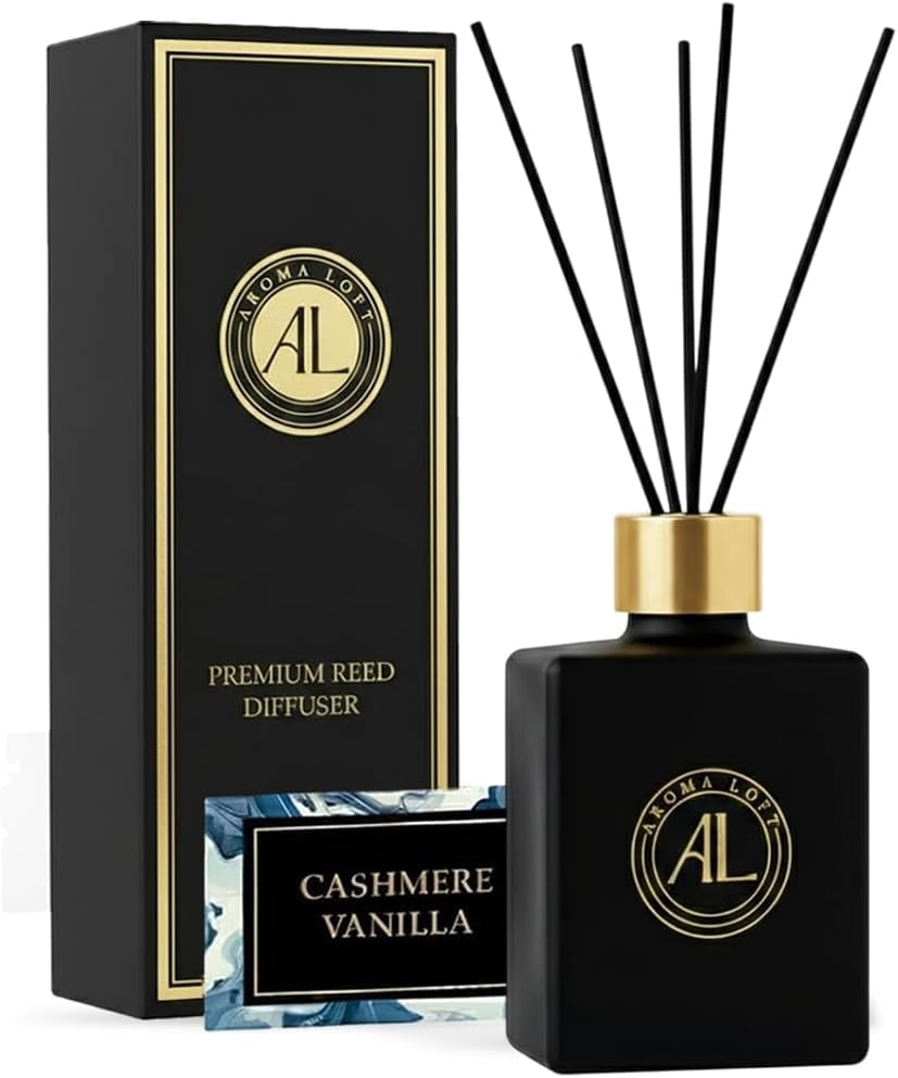 Black Reed Diffusers for Home | Premium Fragrance Diffuser | Reed ...