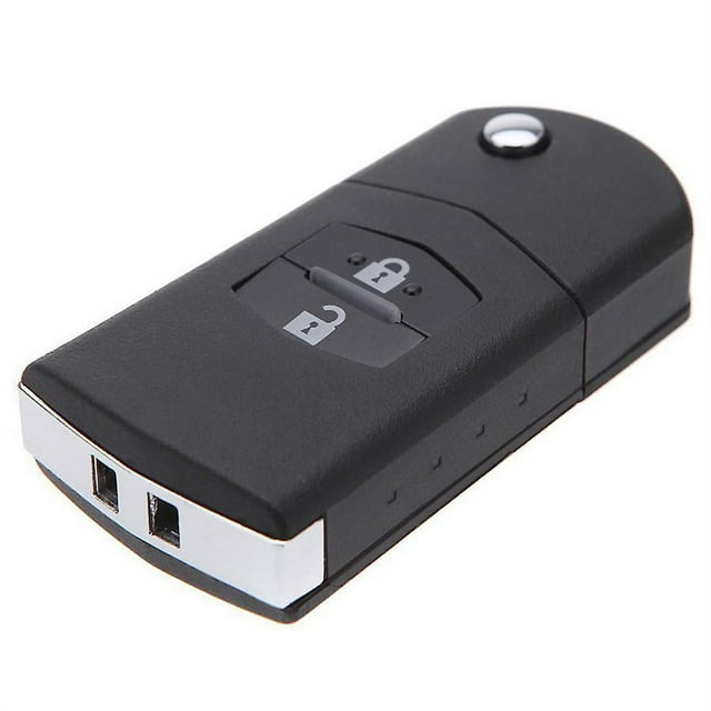 Black Replacement 2 Button Keyless Entry Remote Control Key Fob Clicker ...
