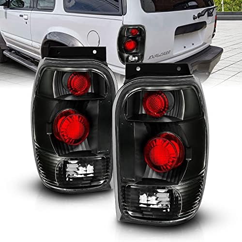 Black Replacement Brake Tail Lights Set For 98-01 Ford Explorer ...