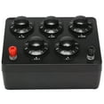 Black Resistance Box Iron Variable Decade Resistor 0-9999.9 Ohm ...