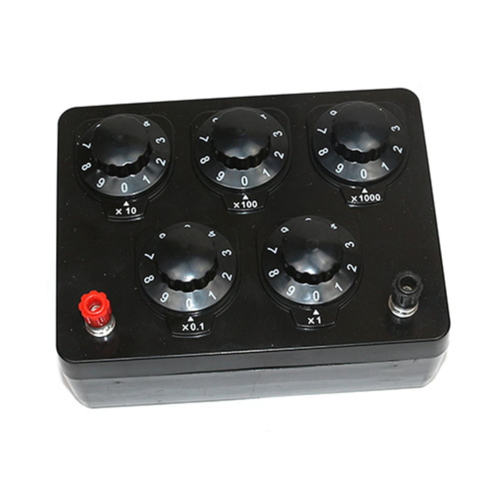 Black Resistance Box Variable Decade Resistor Resistance Box 0-9999.9 ...
